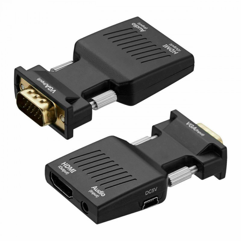 ADAPTADOR VGA A HDMI FULL HD 1080P